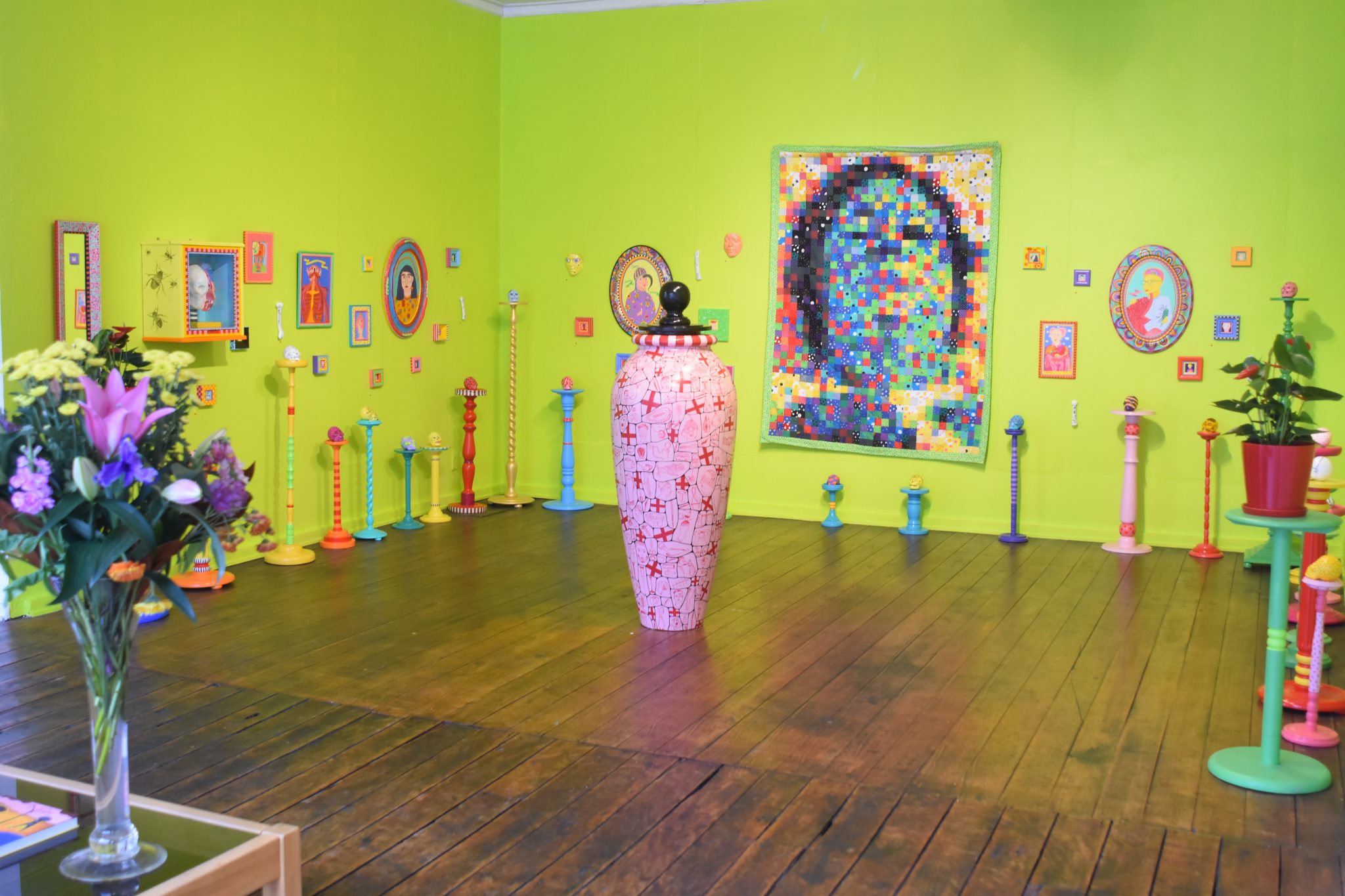 Nicola Jackson Civil Twilight installation – Brett McDowell Gallery
